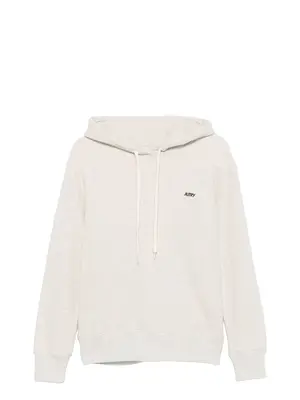 AUTRY Logo-embroidered Hoodie - Neutrals