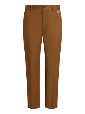 Dolce & Gabbana Slim-cut Trousers - Brown