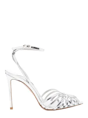 LE SILLA 110mm Embrace Sandals - Silver