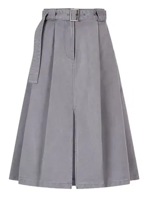 STUDIO TOMBOY Pleated Midi Skirt - Blue