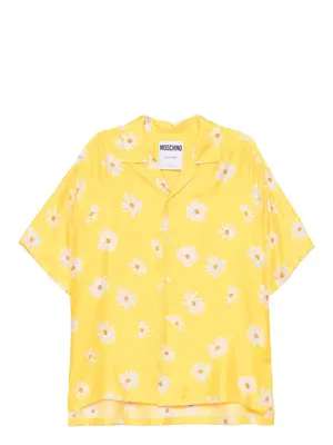 Moschino Floral-print Shirt - Yellow