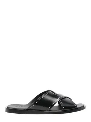 Church's Stud-embellished Slides - Black