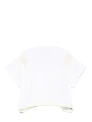 Sacai Panelled T-shirt - White