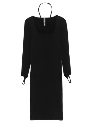 ANDREĀDAMO Sculpting Jersey Midi Dress - Black