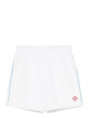 Casablanca Monogram Towelling Shorts - White