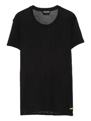 TOM FORD Logo-plaque T-shirt - Black