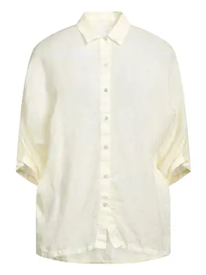 120% Lino Linen Shirt - Yellow
