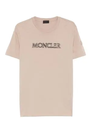 Moncler Short-sleeve T-shirt Neutrals