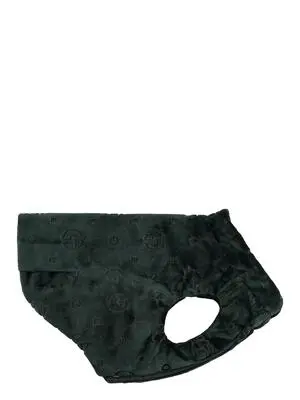 Giorgio Armani Poldo X Coat In Monogram Jacquard Velvet - Green