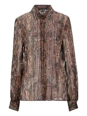Liu Jo Animal Print Long Sleeve Shirt - Sand