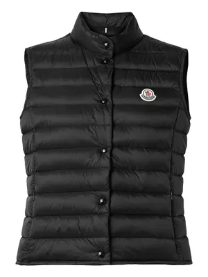 Moncler Liane Quilted Down Vest - Black