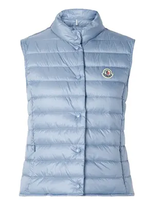 Moncler Liane Quilted Down Vest - Blue