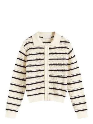 DUNST Open Collared Cardigan