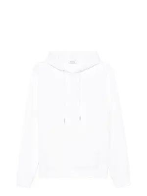 Sandro Rubberised-logo Hoodie - White