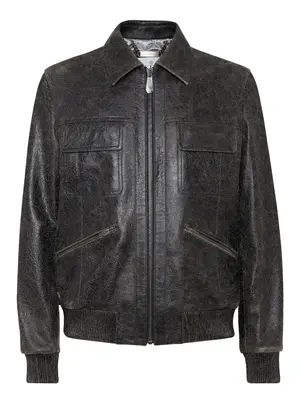 Philipp Plein Coster Bomber Jacket - Grey
