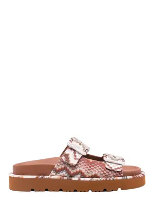 Missoni Zigzag-woven Sandals - Neutrals