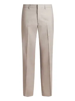 Etro Pressed-crease Trousers - Neutrals