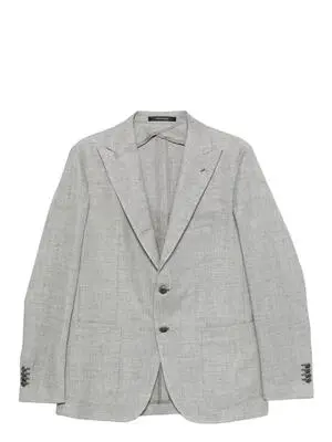 Tagliatore Patterned Blazer - Grey