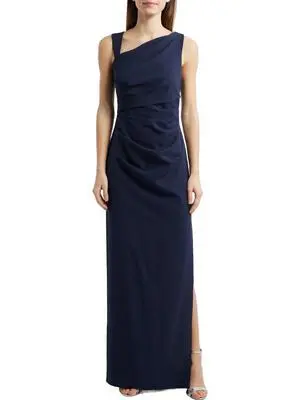 VINCE CAMUTO Vince Camuto Draped Asymmetric Gown