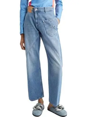 JW Anderson Twisted Workwear Jeans - Light Blue