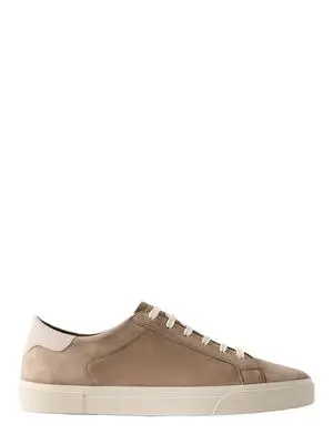 Brunello Cucinelli Vulky Suede Sneakers - Neutrals