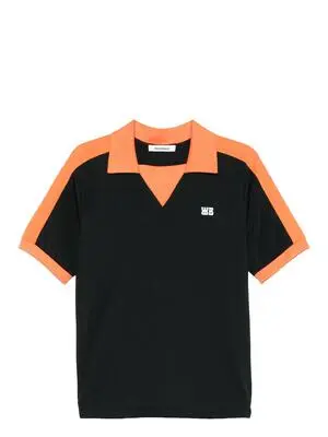 WALES BONNER Home Polo Shirt - Black