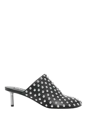 JIL SANDER 60mm Stud-embellished Mules - Black
