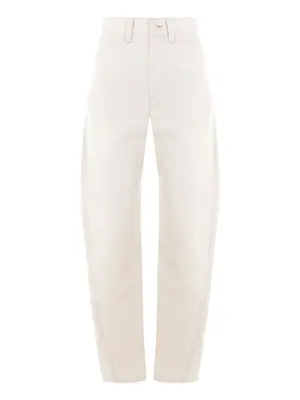 LEMAIRE Twisted Trousers - White