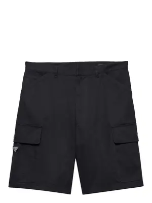 Prada Cotton Bermuda Shorts - Black