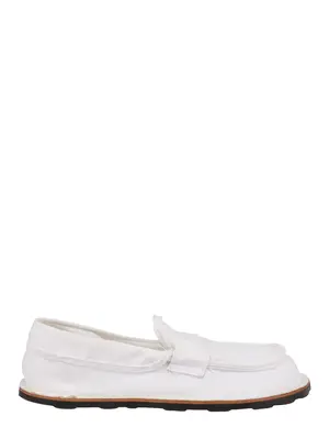 Moschino Cotton Loafers - White