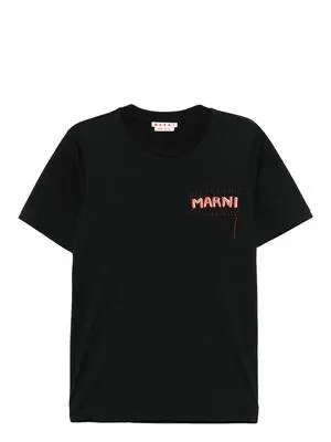 Marni Cotton Jersey T-shirt - Black