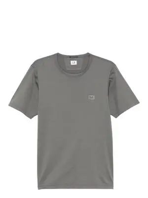 C.P. COMPANY Logo-patch T-shirt - Grey