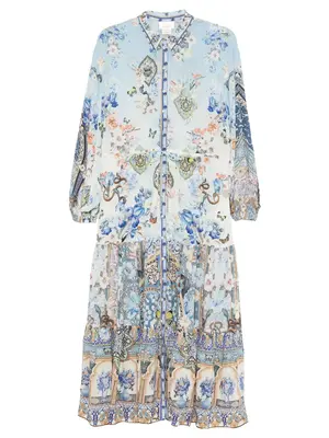 Camilla Al Manial Palace Memoirs Maxi Dress - Blue