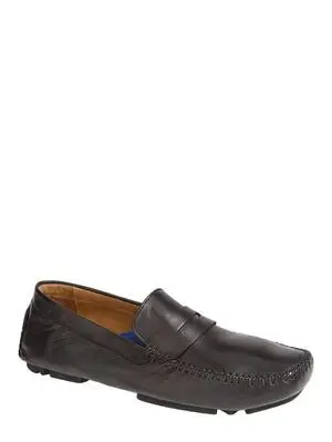 Robert Zur Sven Penny Loafer - Black Tglove