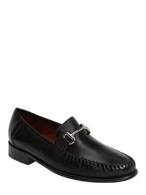 Robert Zur Elton Bit Loafer - Black Leather