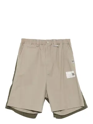 Mihara Yasuhiro Layered Cargo Shorts - Green