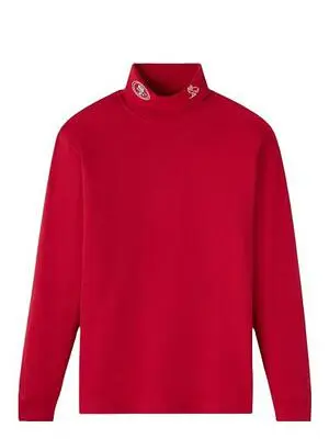 OVO X Nfl San Francisco 49ers Heavyweight Turtleneck - Red