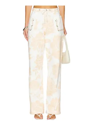 Agua Bendita X Veronik Pants - Floral Cream Multi