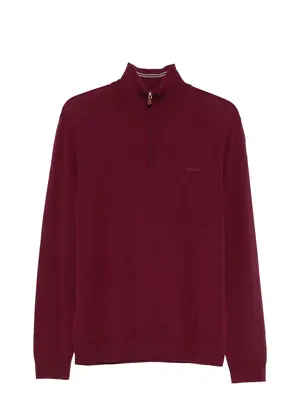 Gant Fine-knit Merino Sweater Red
