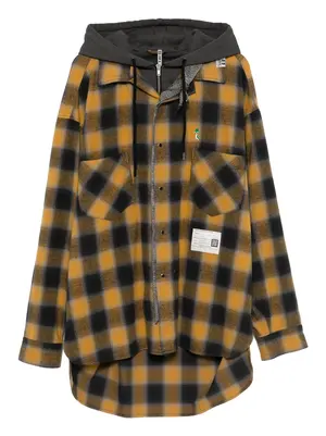 Mihara Yasuhiro Plaid-check Shirt - Yellow