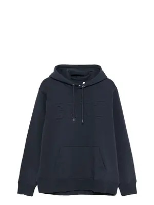 Gant Embossed Logo Hoodie - Blue