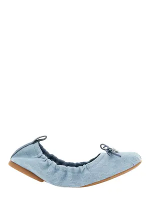 Hogan Denim Ballerina Shoes - Blue