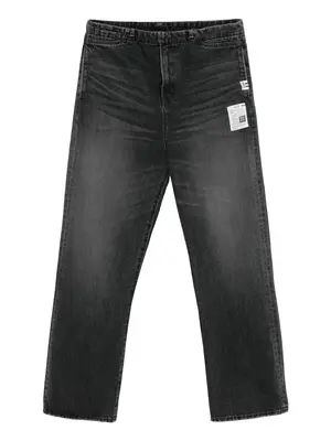 Mihara Yasuhiro Straight-leg Jeans - Black