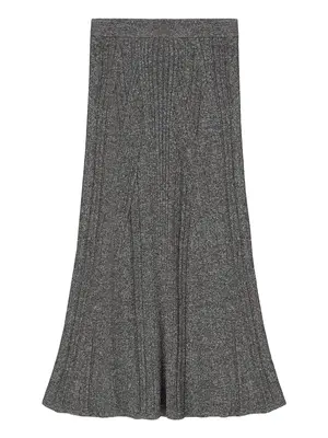 AERON Mossy Midi Skirt - Grey