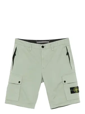 Stone Island Detachable-badge Shorts - Green