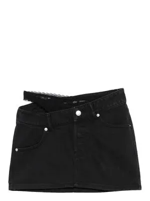 ALEXANDER WANG Alexander Wang Dip Side Mini Skirt