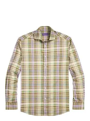 Ralph Lauren Purple Label Cotton Shirt - Brown