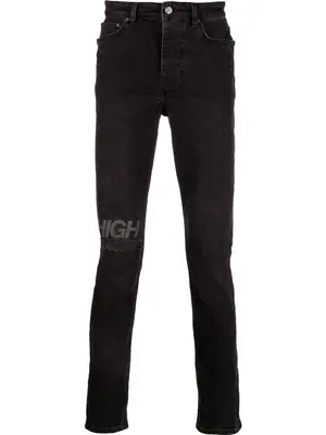Ksubi Printed Skinny Jeans - Black