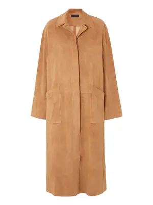Stouls Corleone Suede Coat - Brown