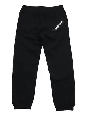 Supreme Corner Label Sweatpant - Black